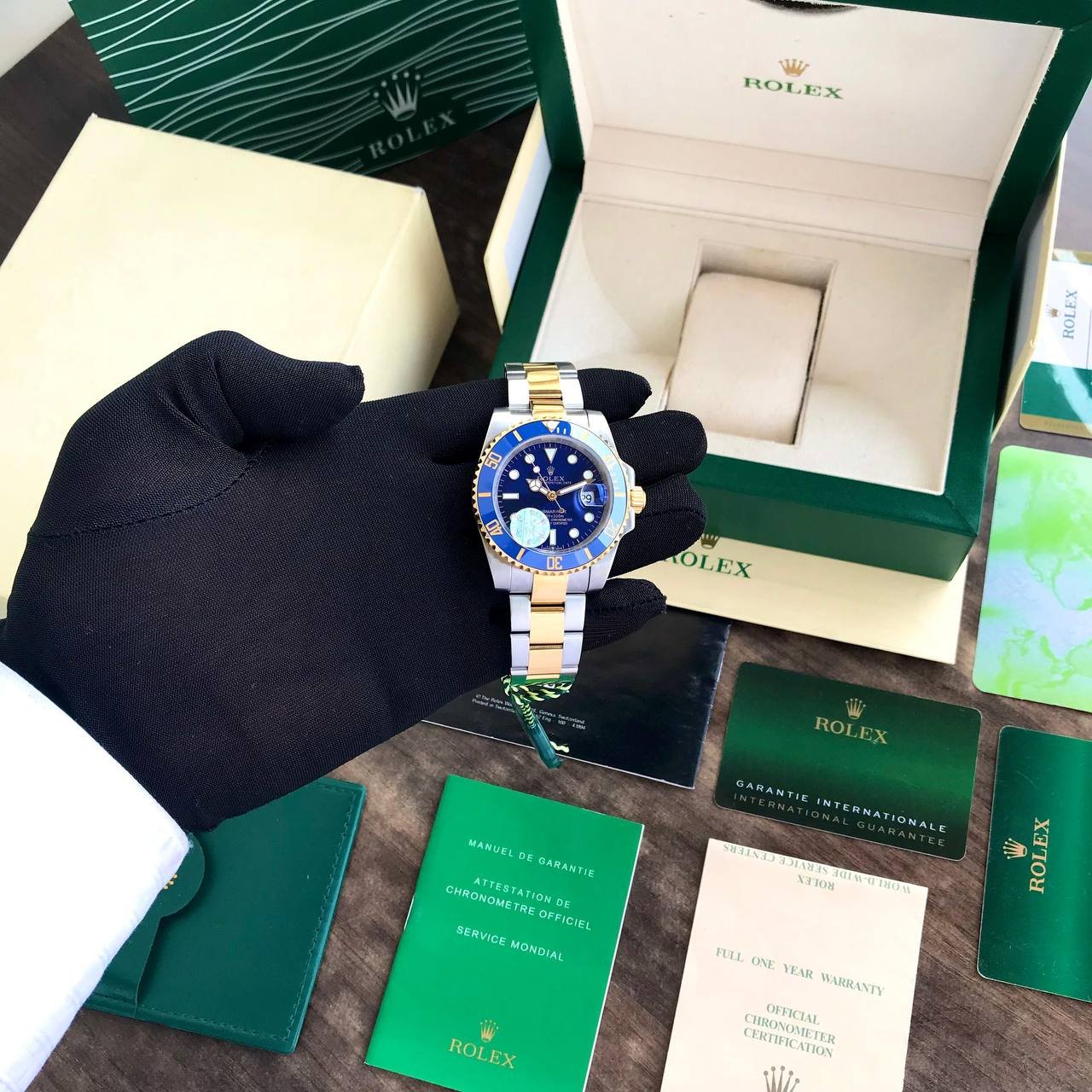 Rolex Submariner Two Tone Blue Dial – Premium First Copy | ShonZone