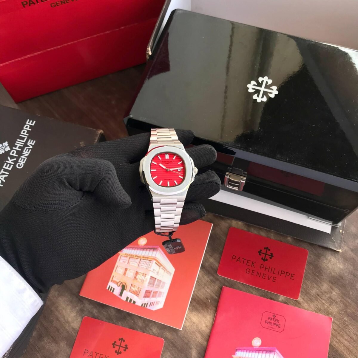 Patek Philippe Grand Complication Red Dial – Premium First Copy | ShonZone