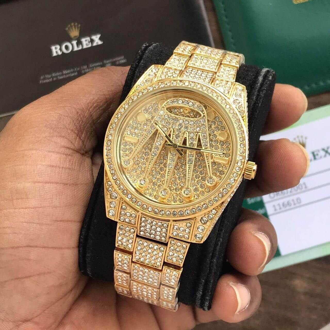 Rolex logo Sakri Full Daimand – Premium First Copy | ShonZone
