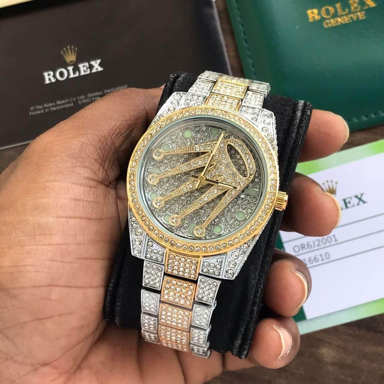 Rolex logo Sakri Full Daimand – Premium First Copy | ShonZone
